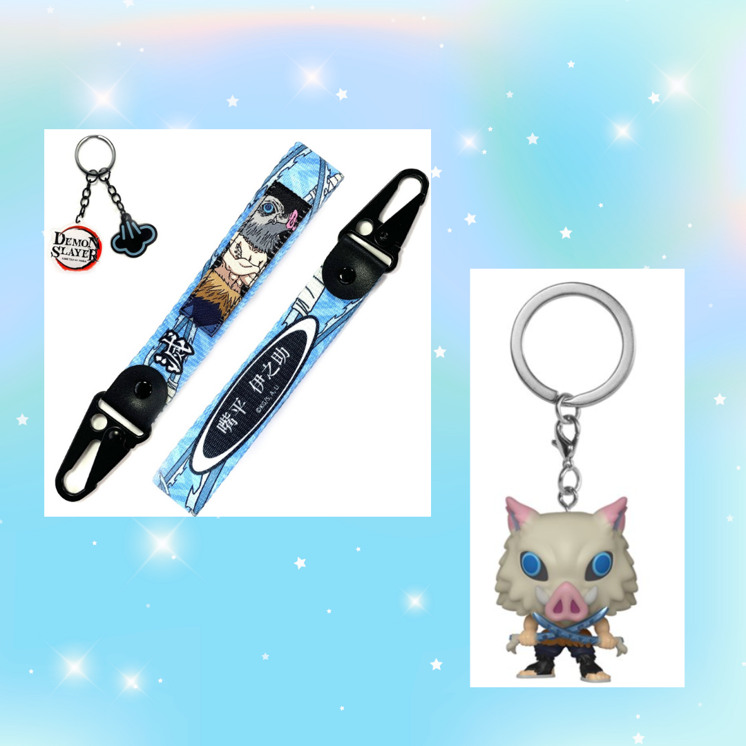 Demon Slayer Inosuke Keychain Bundle – Icy Anime & Collectibles